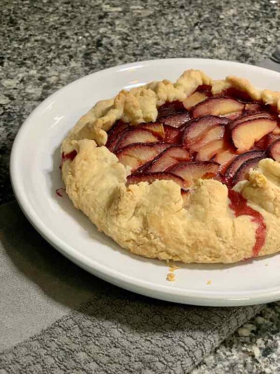 Rustic Plum Tart - Minneopa Orchards