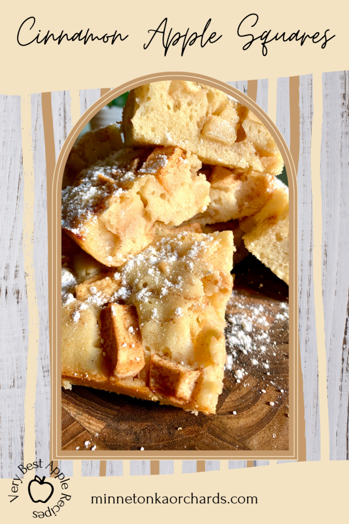 Sweet Cinnamon Apple Squares - Minneopa Orchards